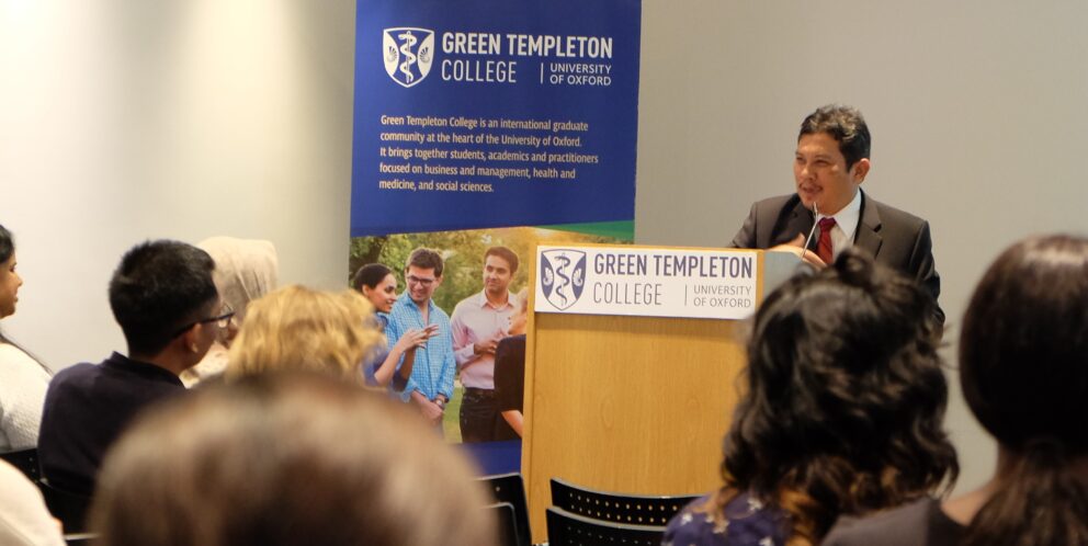 Ali Ghufron Mukti on Indonesia’s health coverage | Green Templeton College